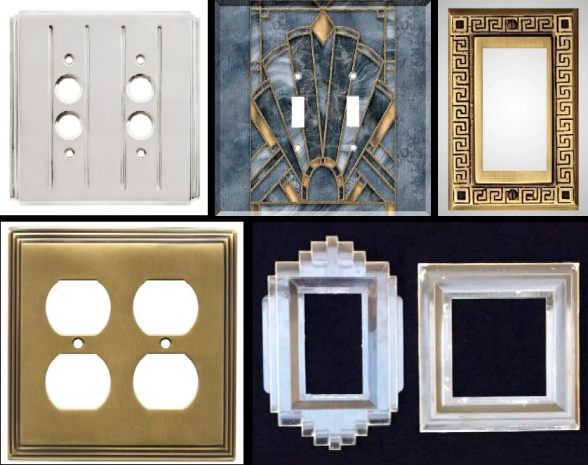 Design Style - Art DecoLight Switches and Covers